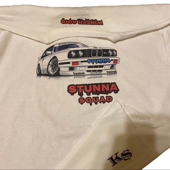 Streetwear Society | Tops | Winter 29 Stunna Squad Bmw E30 M3 Graphic ...